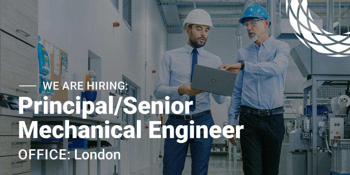 Principal/Senior Mechanical Engineer - London - Cudd Bentley
